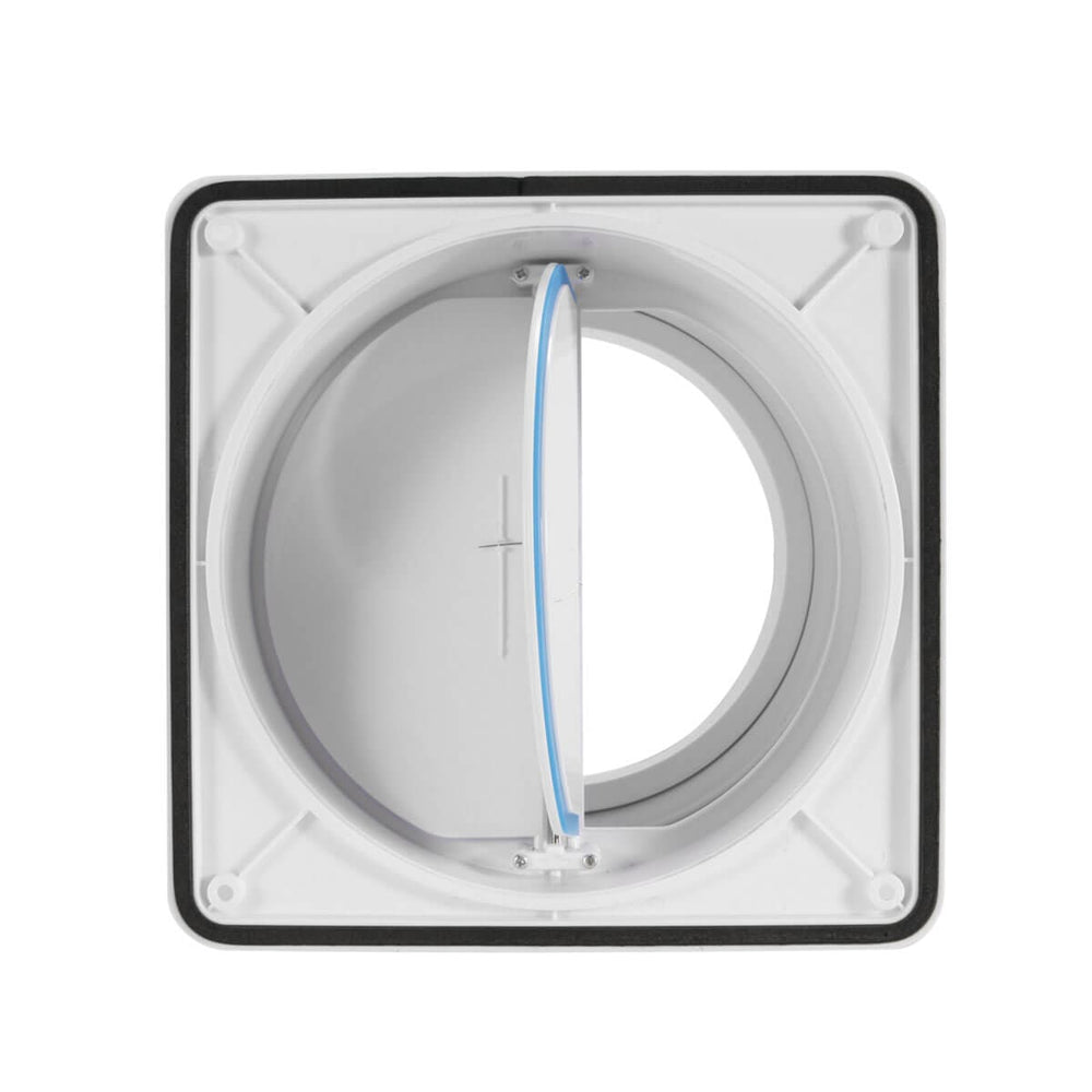 Double Flaps Duct Back Draught Shutter Draft Blocker Backdraft Damper